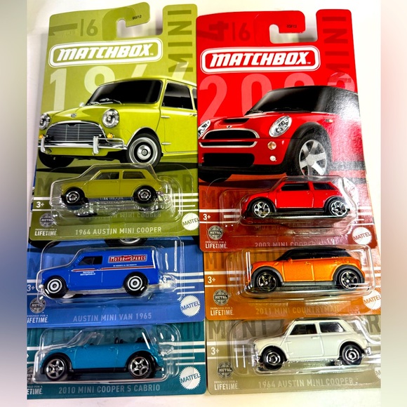 Other | Matchbox 224 Mini Cooper Complete Set Of 6 Cars | Poshmark
